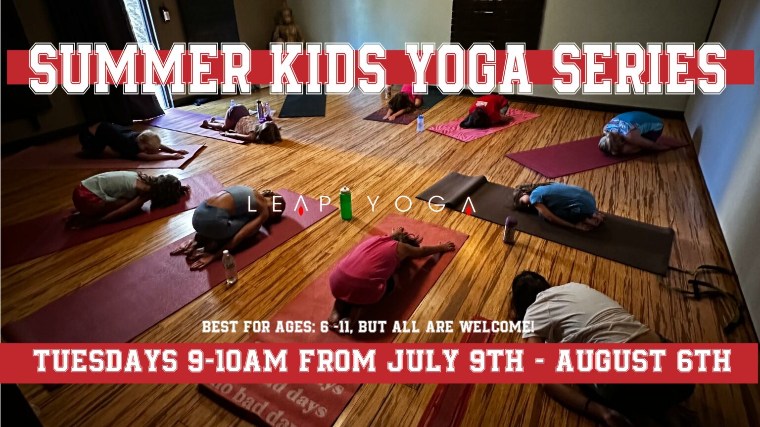 Leap Summer Kids Yoga Series with Gina – Leap Yoga